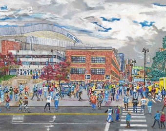 Ford Field Canvas - Etsy