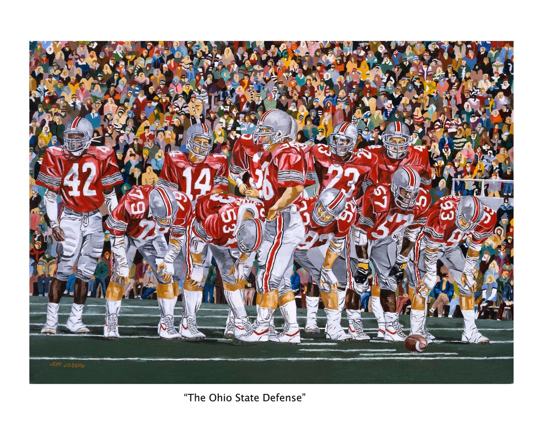 Ohio State University Art Work Oil Painting Art Print Offered As