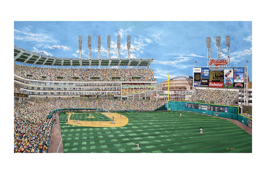 The Jake, the Original Baseball Park for the Cleveland Gaurdians - Etsy