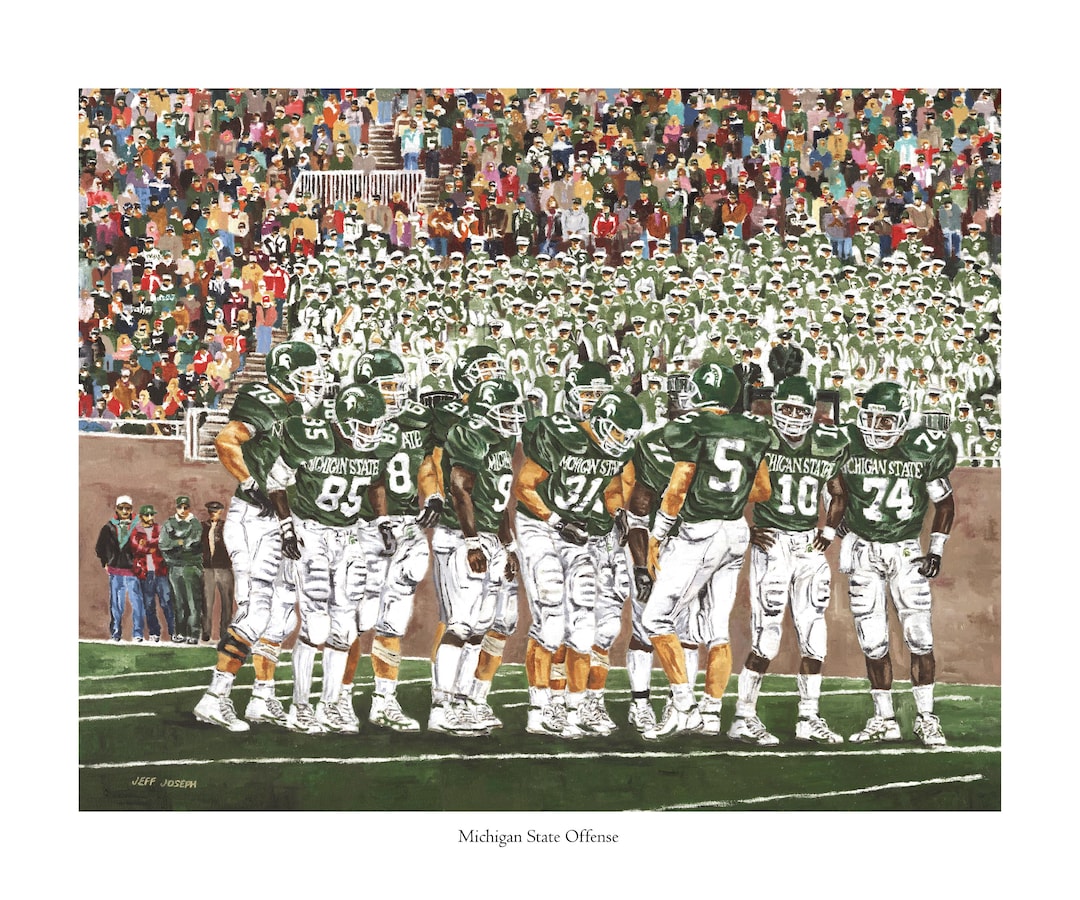 Michigan State University Fine Art Paper Print; Size 11" X 14 ...