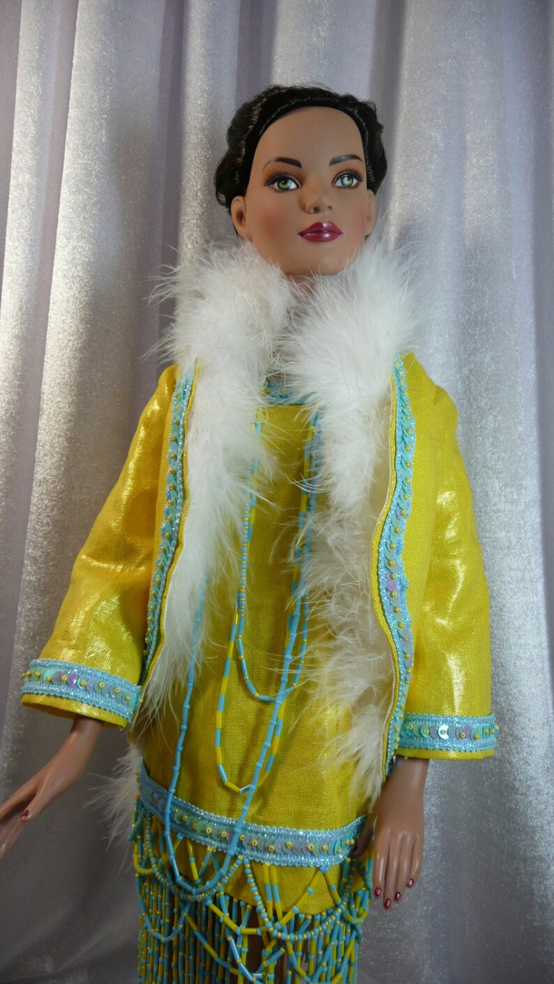 Dress Outfit Haute Couture Doll Tonner American Models OOAK by - Etsy