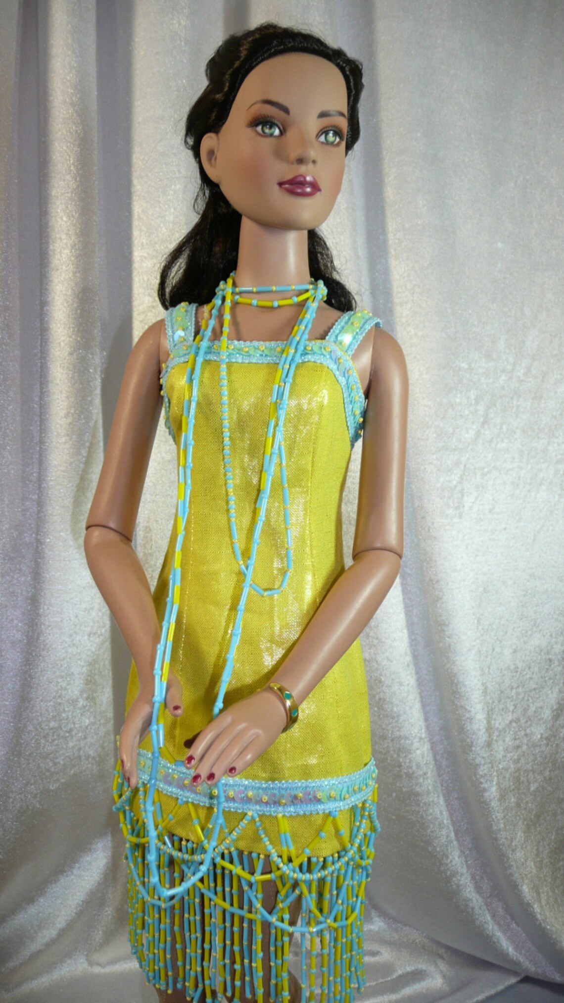 Dress Outfit Haute Couture Doll Tonner American Models OOAK by - Etsy