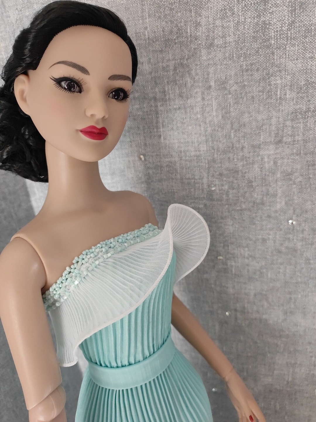 Doll Tonner American Models Magnificent White Pleated Dress Outfit Only ...