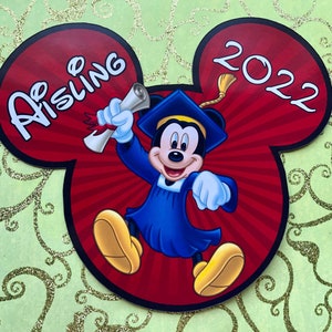 Disney Cruise Door Magnet Graduation Mickey Mouse Magnet Set - Etsy