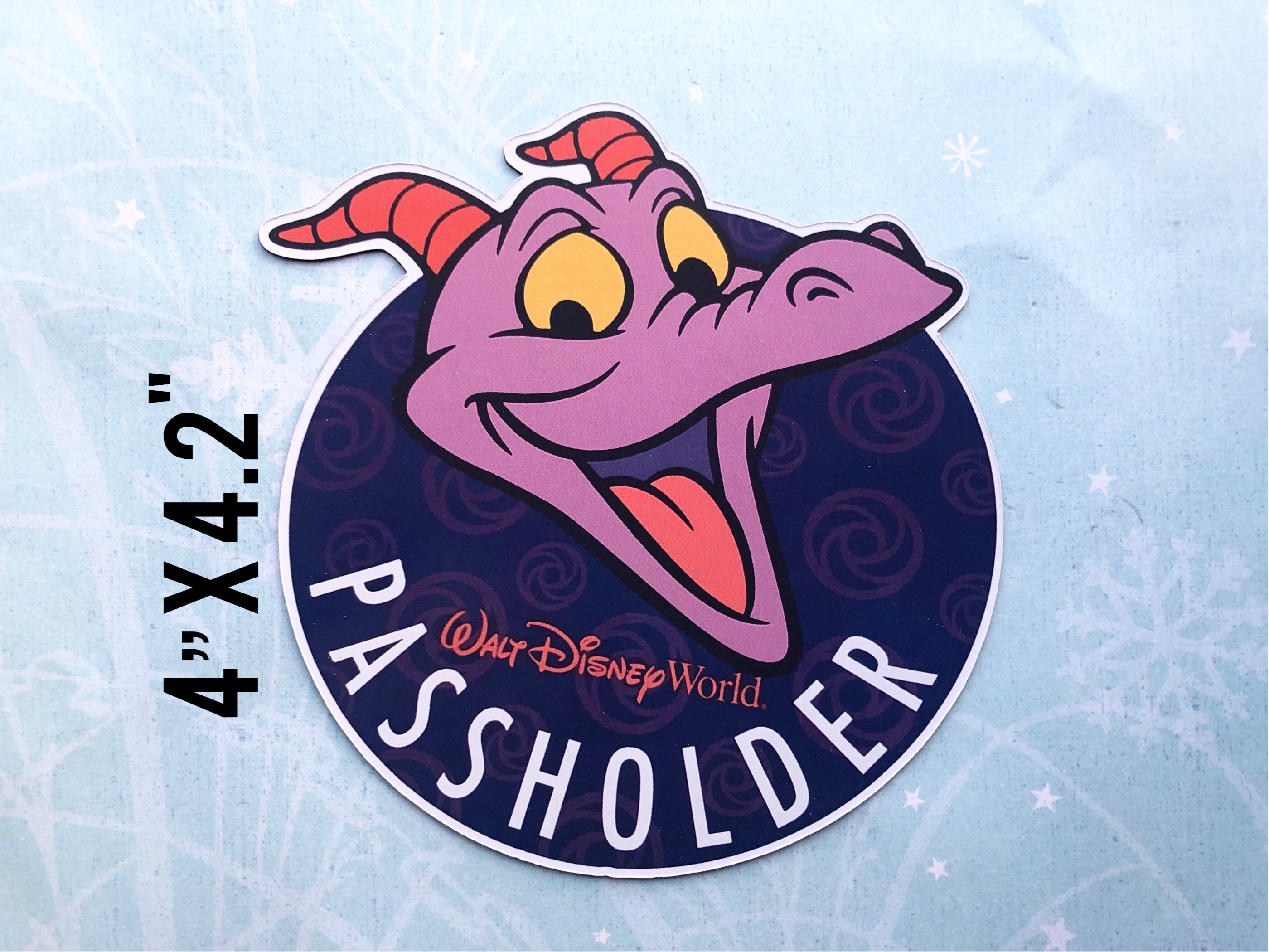 Walt Disney World Figment Passholder Magnet Figment Magnet | Etsy