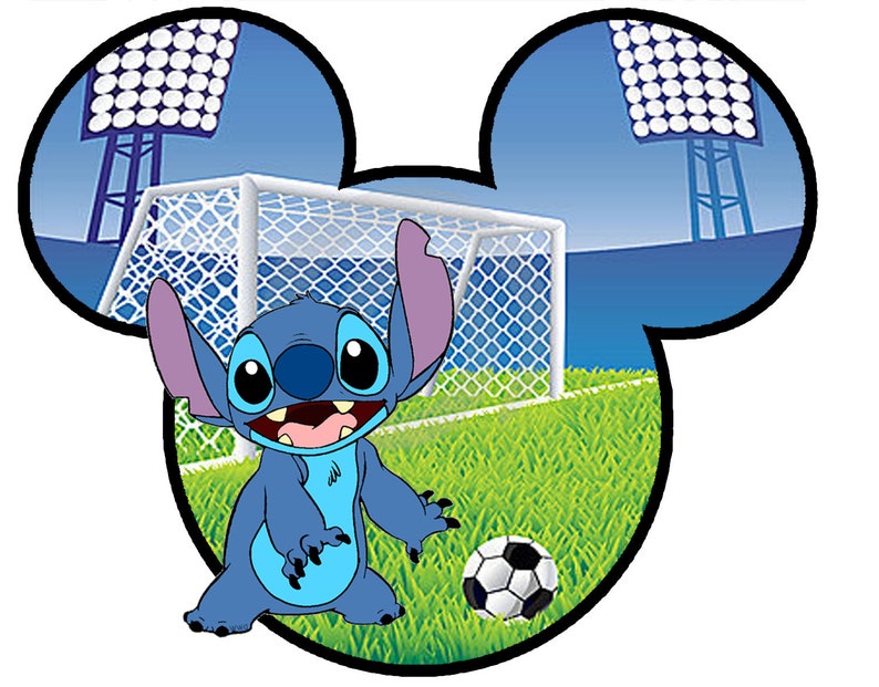New Size Disney Cruise Door Magnet Stitch Magnet Soccer | Etsy