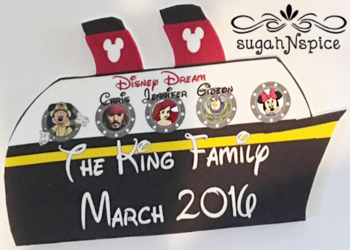 Disney Cruise Door Magnet Personalized Disney Cruise Ship - Etsy