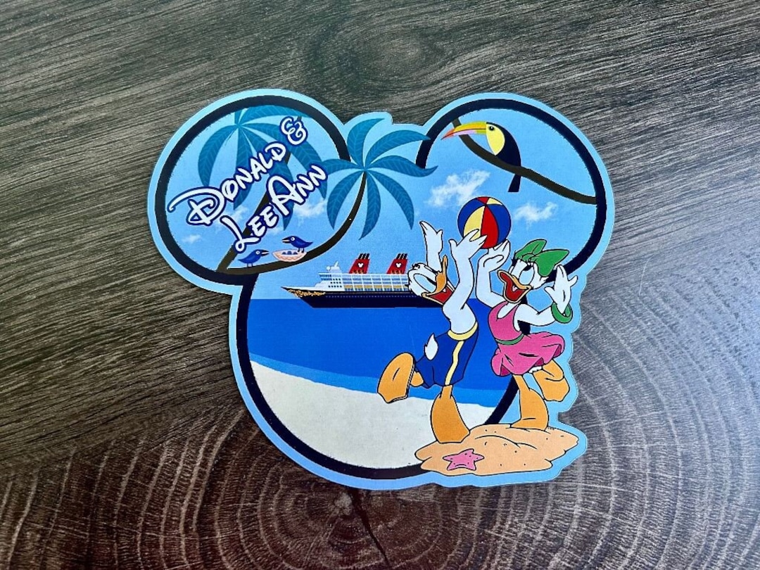 NEW Size Disney Cruise Door Magnet - Daisy Duck Magnet - Donald Magnet ...