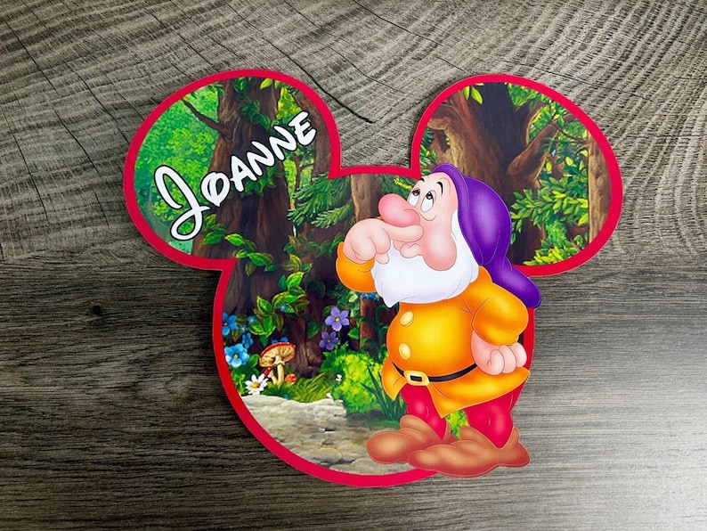 Disney Cruise Door Magnet - Sneezy Magnet - Snow White and Seven Dwarfs ...