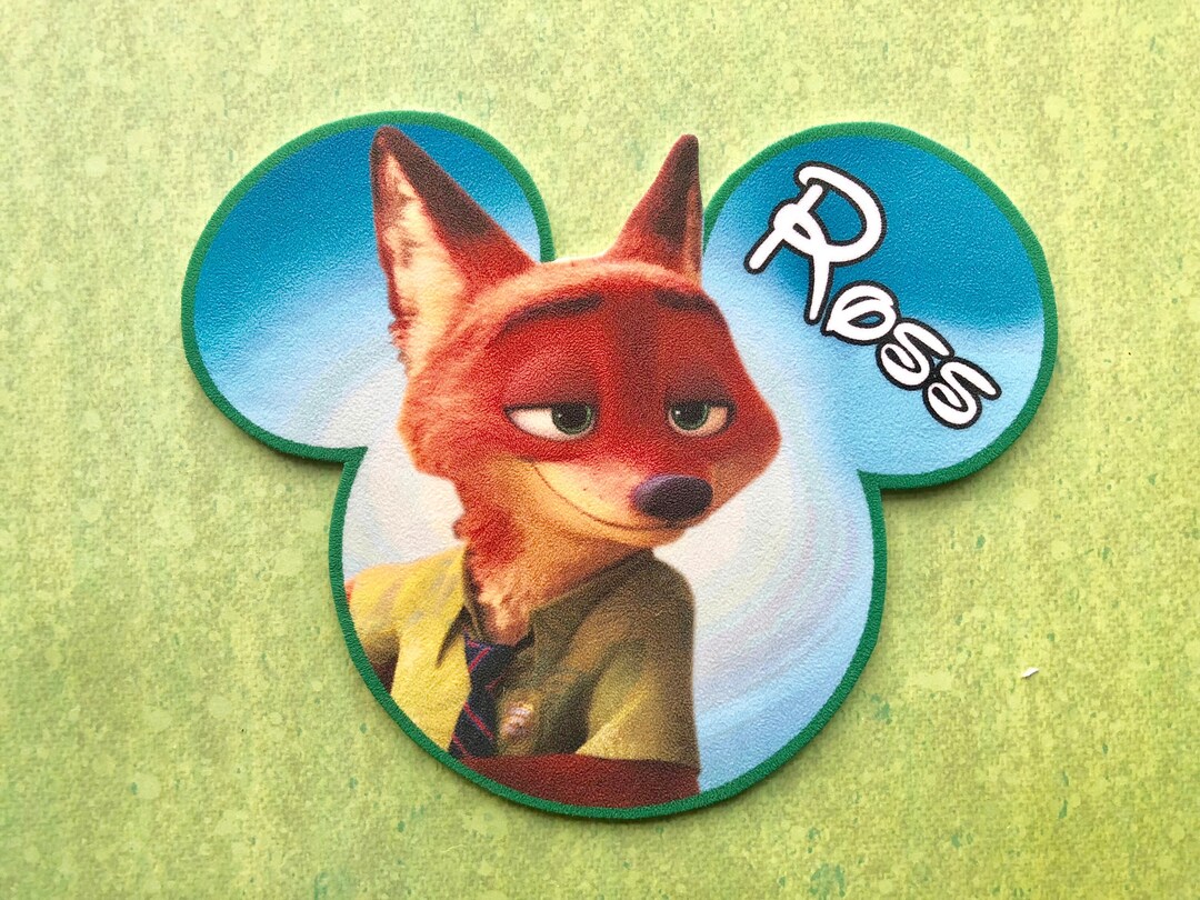 Disney Cruise Door Magnet Zootopia Magnet Nick Wilde Magnet Nick Magnet ...