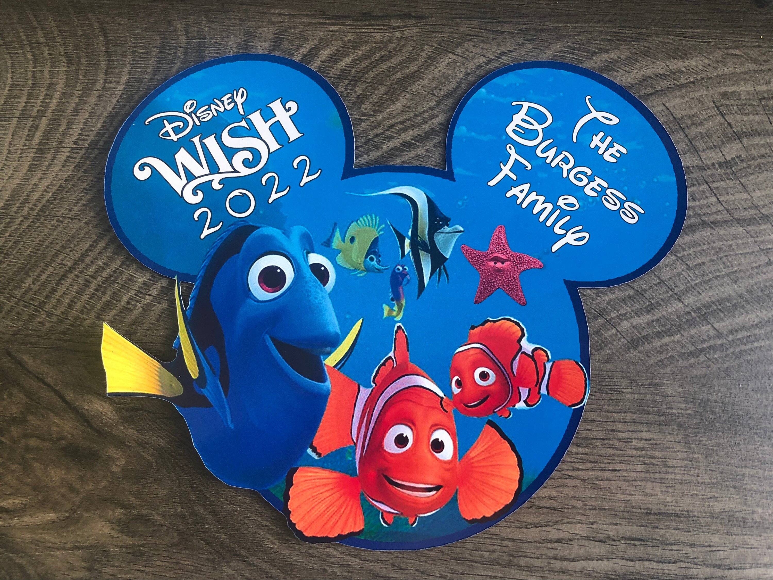 Disney Cruise Door Magnet Nemo Magnet Finding Dory Magnet - Etsy