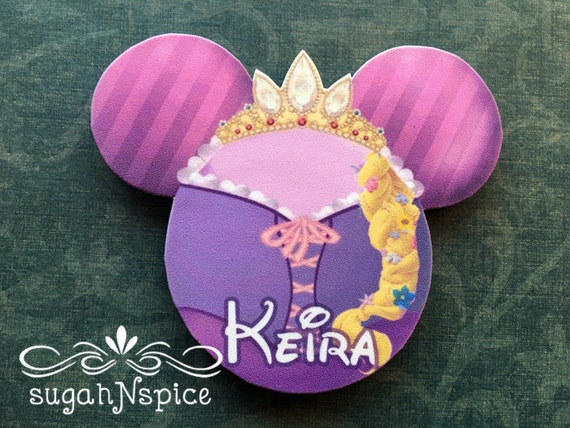 NEW Size Disney Cruise Door Magnet Rapunzel Magnet Tangled | Etsy