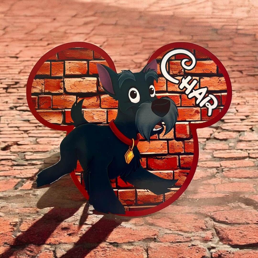 Disney Cruise Door Magnet - Lady and the Tramp Magnet - Jock Magnet ...