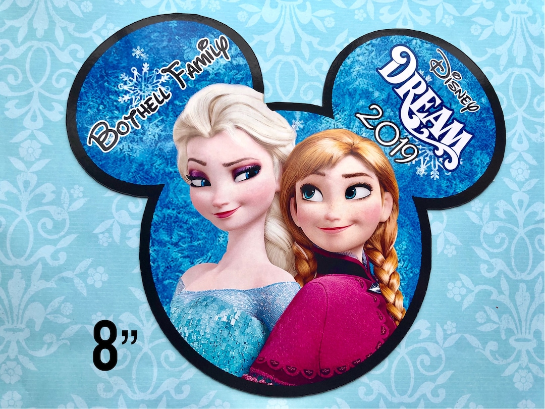 NEW Size Disney Cruise Door Magnet - Elsa Magnet - Frozen Magnet - Elsa ...