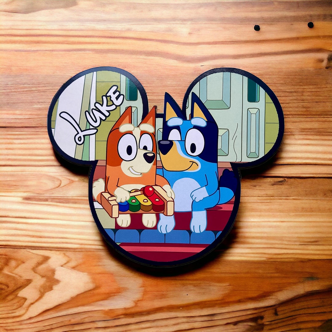NEW Size Disney Cruise Door Magnet - Bluey Magnet - Bingo Magnet - Nana ...