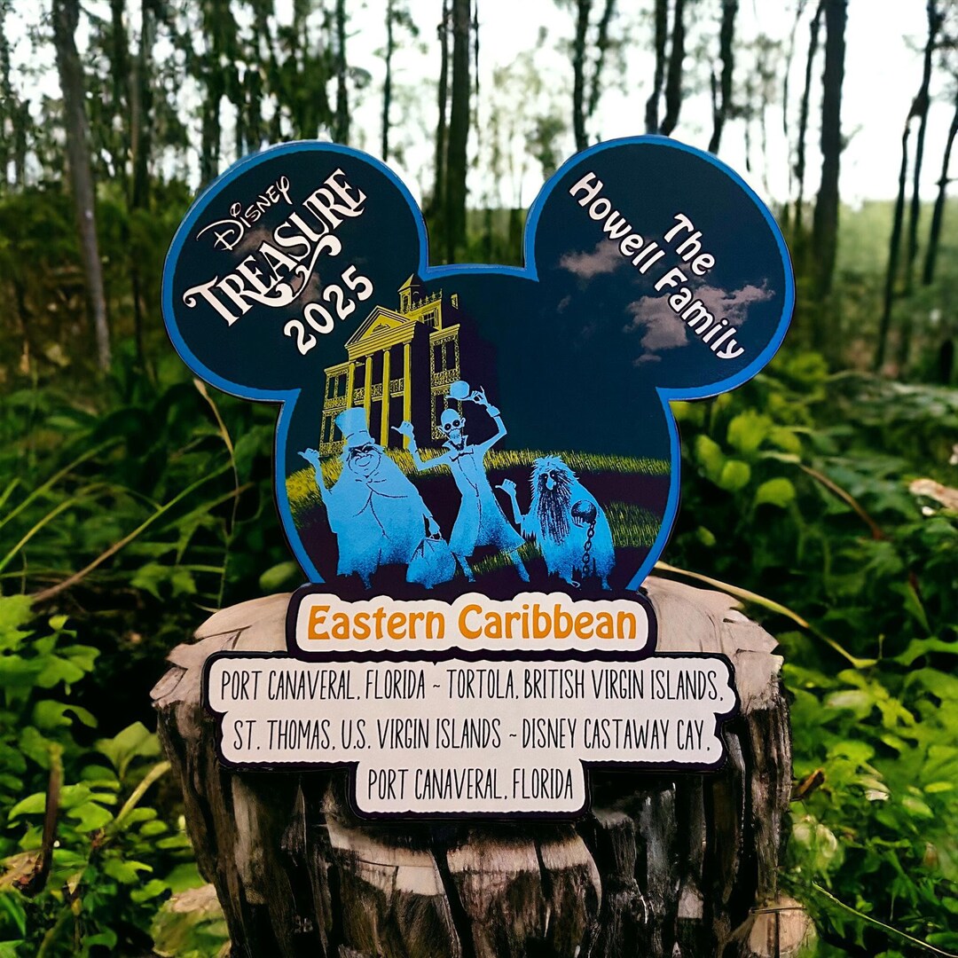 Disney Cruise Magnet Haunted Mansion Magnet Hitchhiking Ghosts Magnet ...