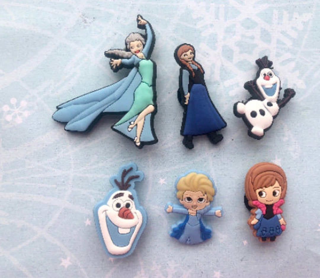 Disney Charms Shoe Charms Elsa Shoe Charm Anna Shoe Charm Olaf Shoe ...