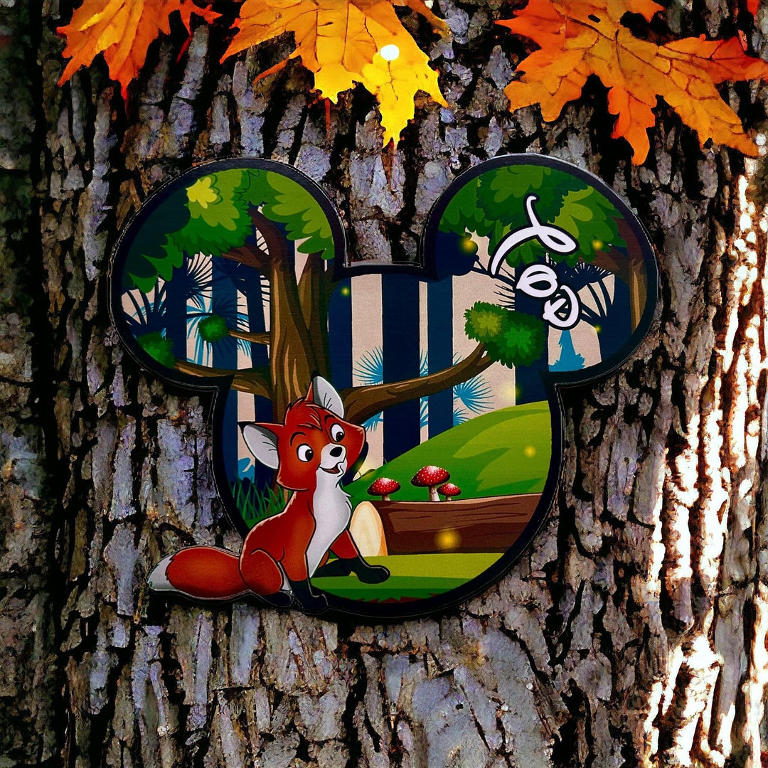 Disney Cruise Magnet - Copper and Tod Magnet - Fox and the Hound Magnet ...