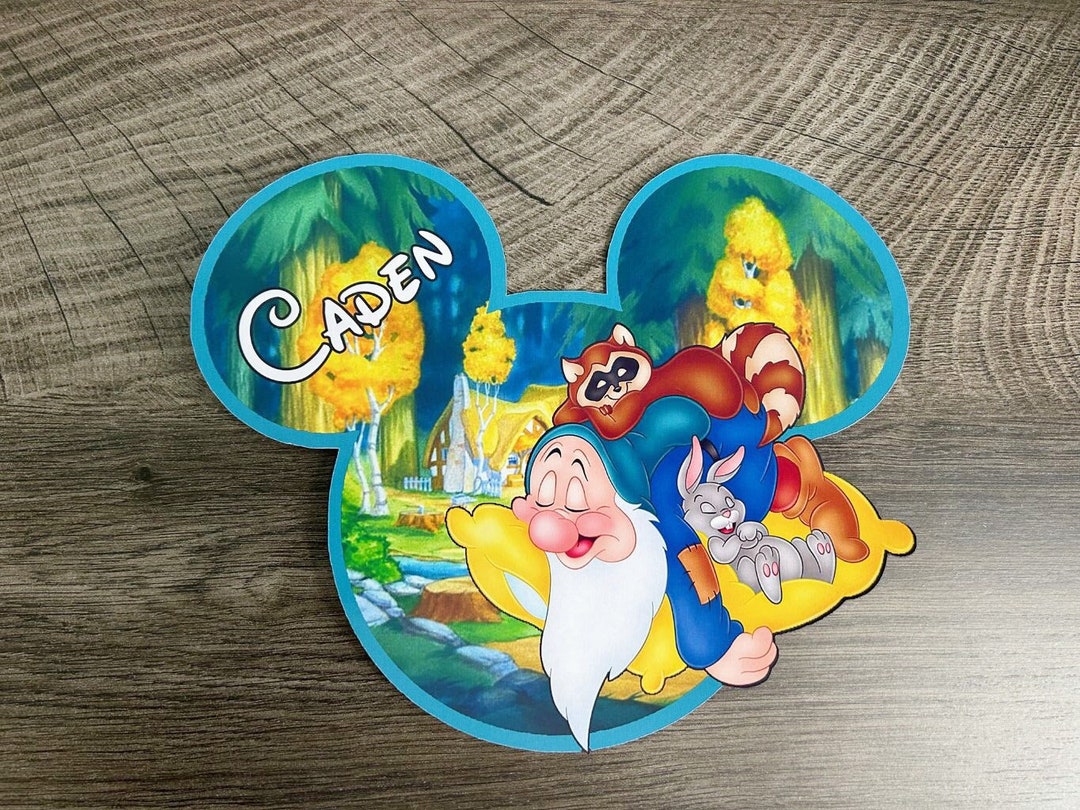 Disney Cruise Door Magnet - Sleepy Magnet - Snow White and Seven Dwarfs ...
