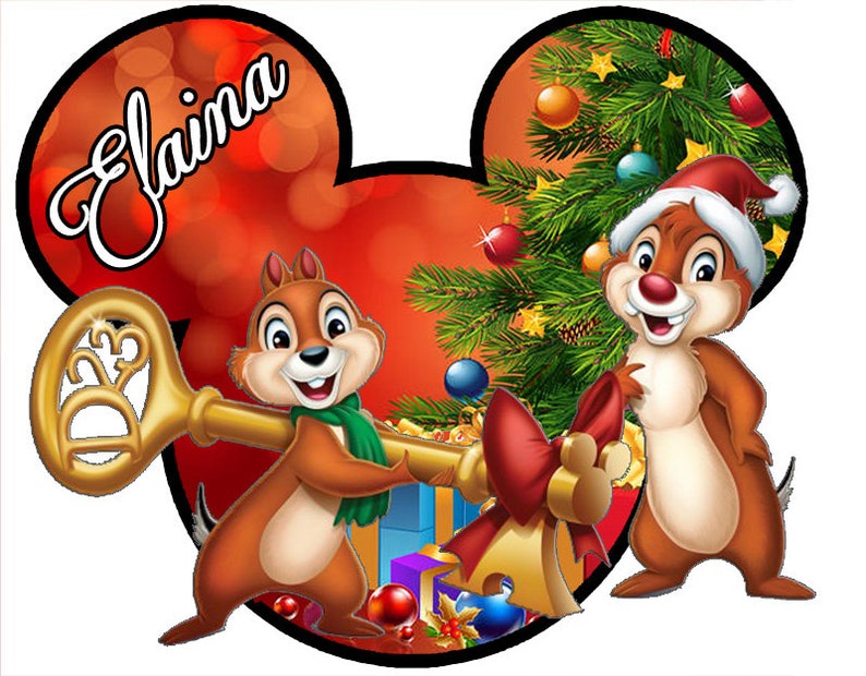 New Size Disney Cruise Door Magnet Chip And Dale Magnet Etsy