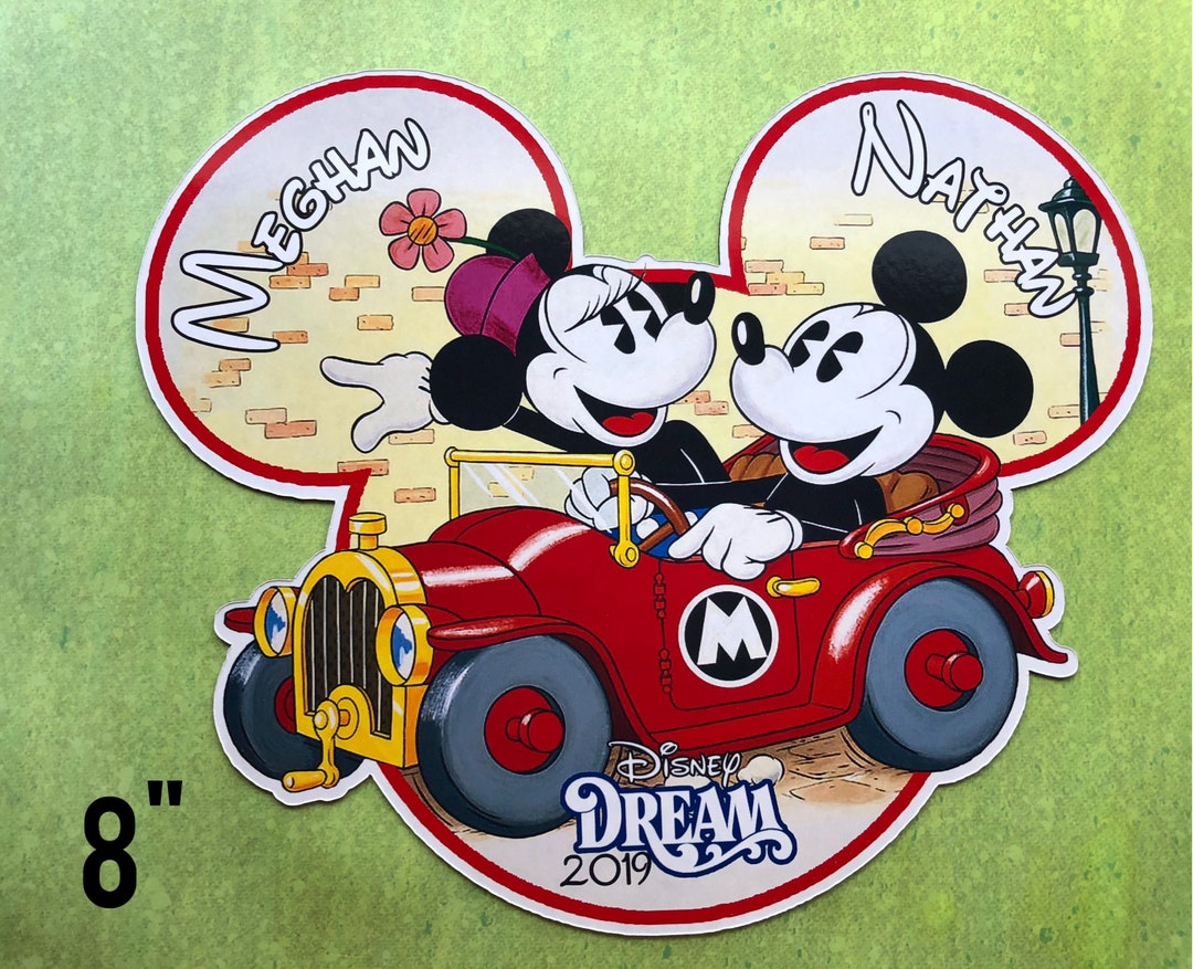 Disney Cruise Door Magnet - Mickey Mouse Magnet - Classic Mickey and ...