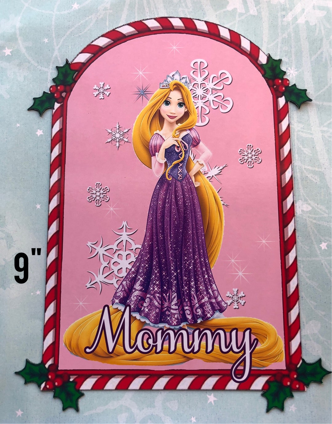 Rapunzel Christmas Cruise Door Magnet - Personalized Tangled Decor - Etsy