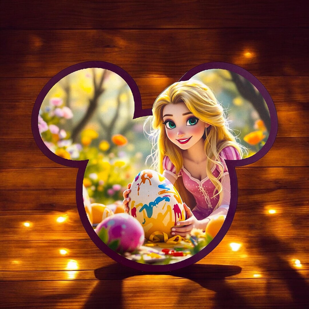 Disney Cruise Door Magnet - Rapunzel Magnet - Rapunzel Easter Magnet ...