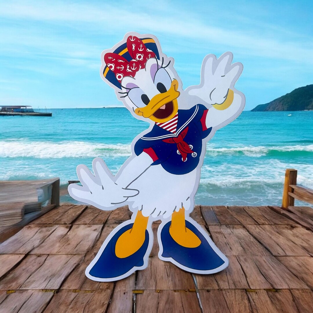Disney Cruise Door Magnet - Daisy Duck Magnet - Daisy Sailor Magnet ...