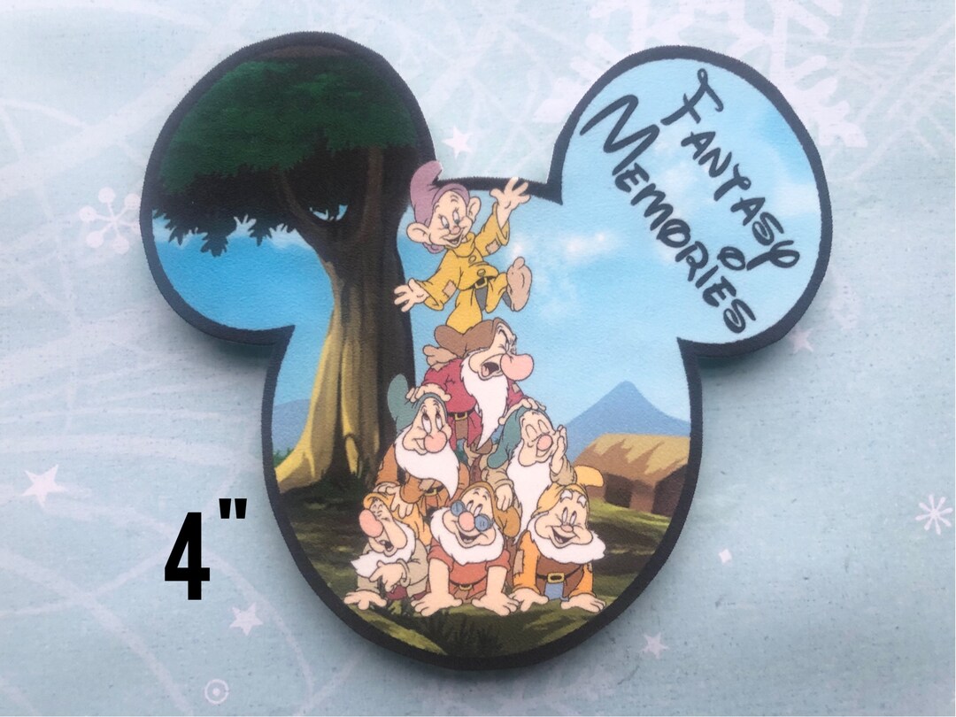 Disney Cruise Door Magnet - Snow White and Seven Dwarfs Magnet - Custom ...