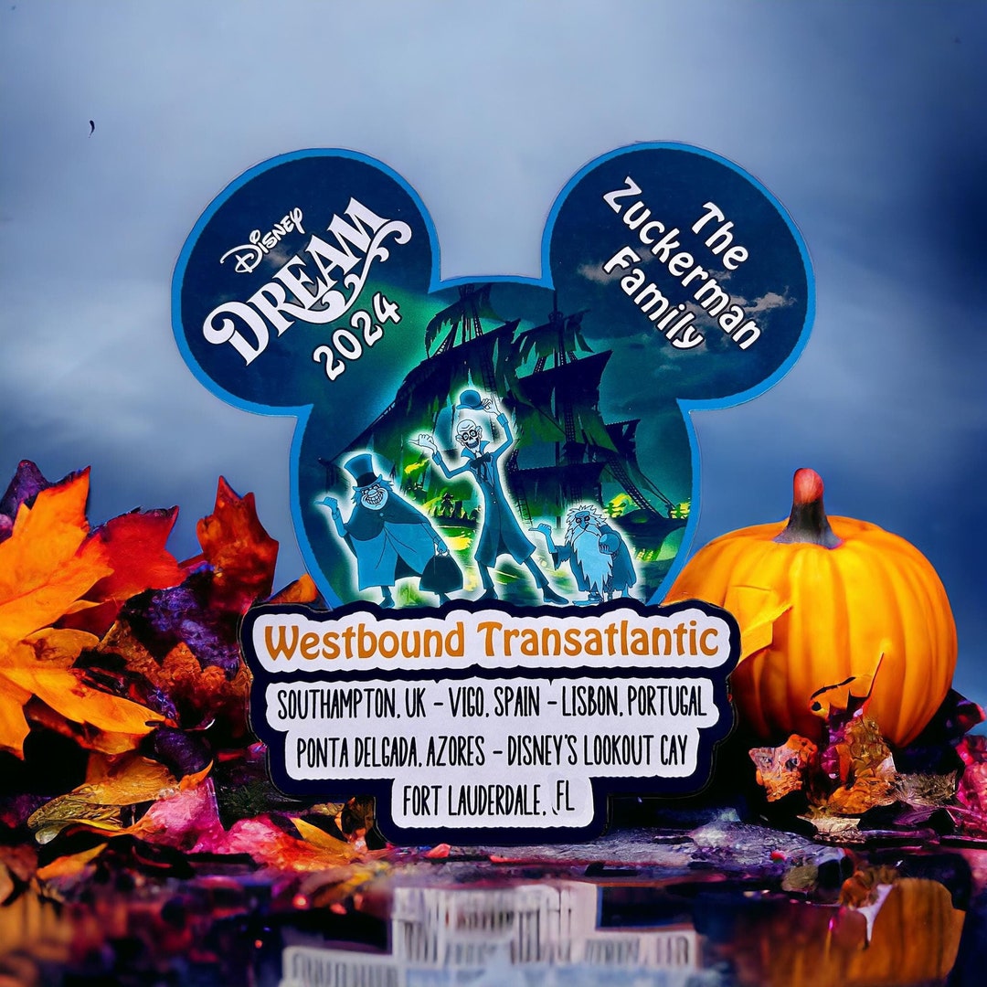 Disney Cruise Magnet Haunted Mansion Magnet Hitchhiking Ghosts Magnet ...