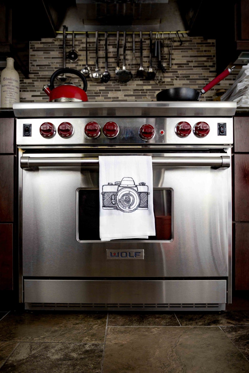 Camera Embroidered Flour Sack Hand/dish Towel - Etsy