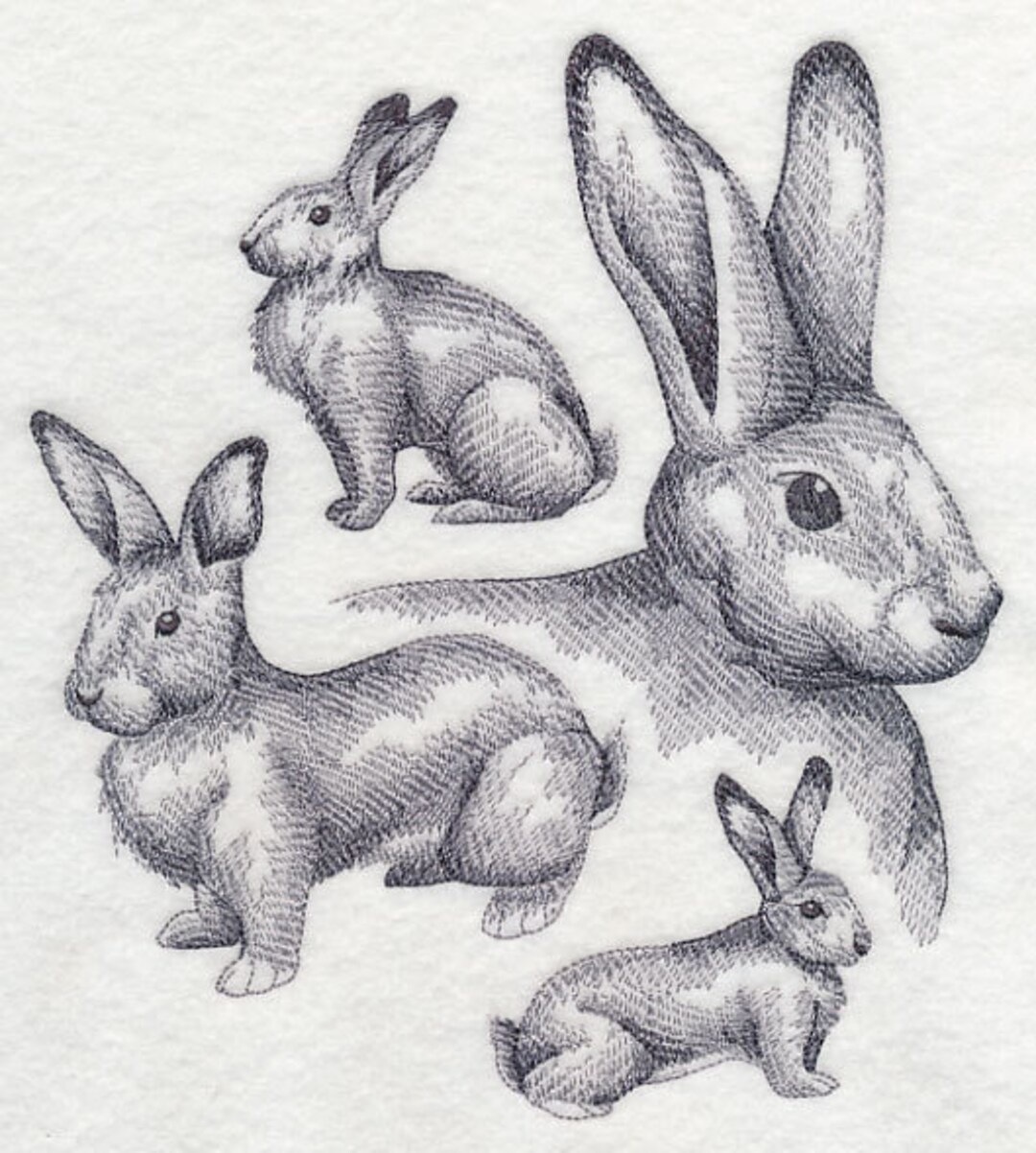 Flemish Giant Rabbit Sketch - Etsy