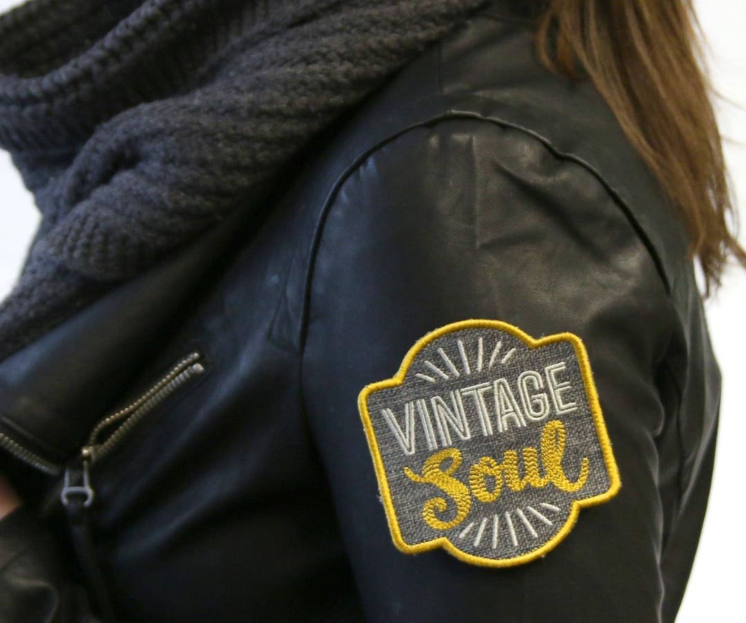 Vintage Soul Embroidered Iron on Patch - Etsy