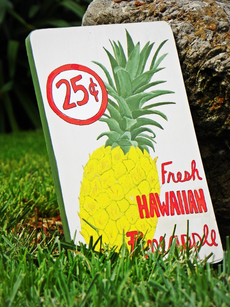 Pineapple Advertisement - Etsy