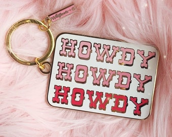 Cowgirl Boot Keychain Rodeo Hot Pink Neon Key Ring - Etsy