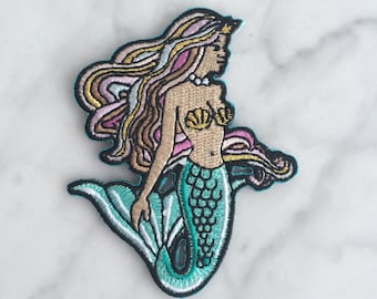 Mermaid Patch | Etsy