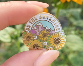 Nature Enamel Pin - Etsy