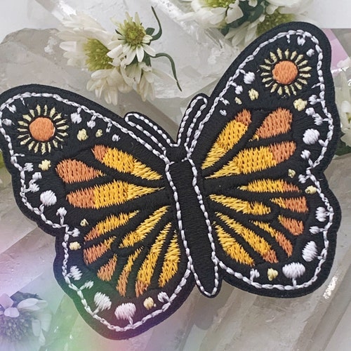 Embroidered Butterfly Patches Iron on Appliques - Etsy