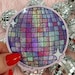 Disco Ball Glitter Sticker - Holographic Glitter Vinyl - Water Bottle ...