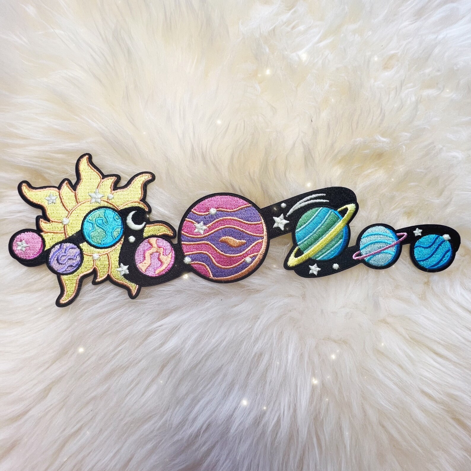 Galaxy XL Back Patch Space Patches Iron on Embroidered - Etsy