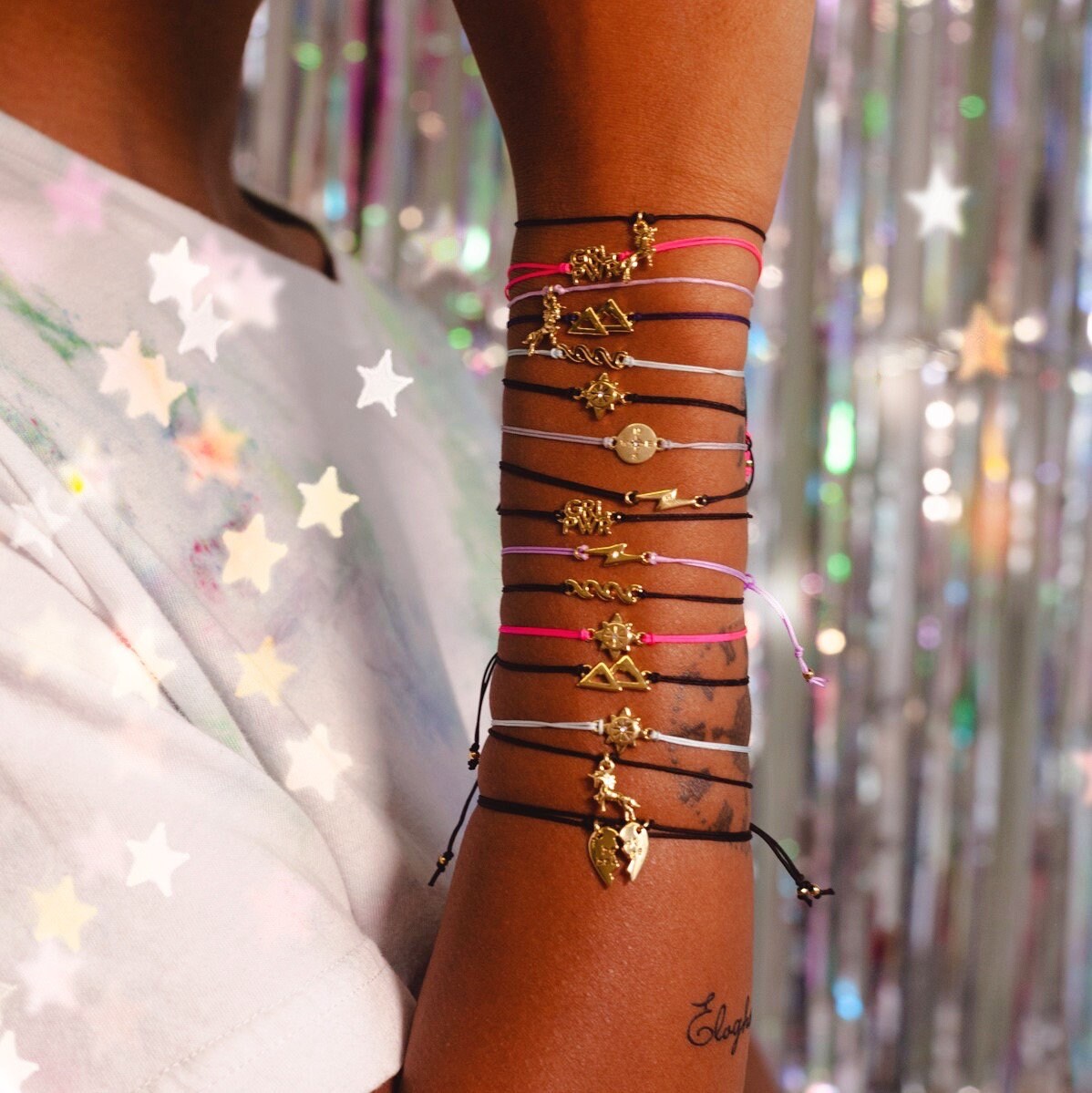 Compass Friendship Bracelets With Cassette Card & Stickers | Etsy