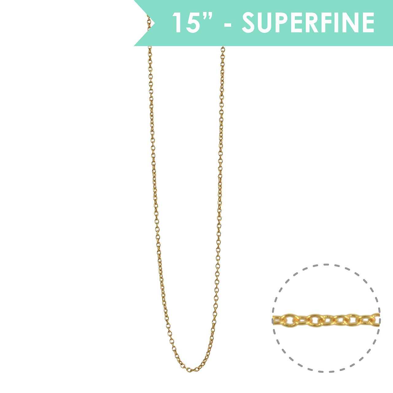 Superfine 15 Chain Necklace Gold | Etsy