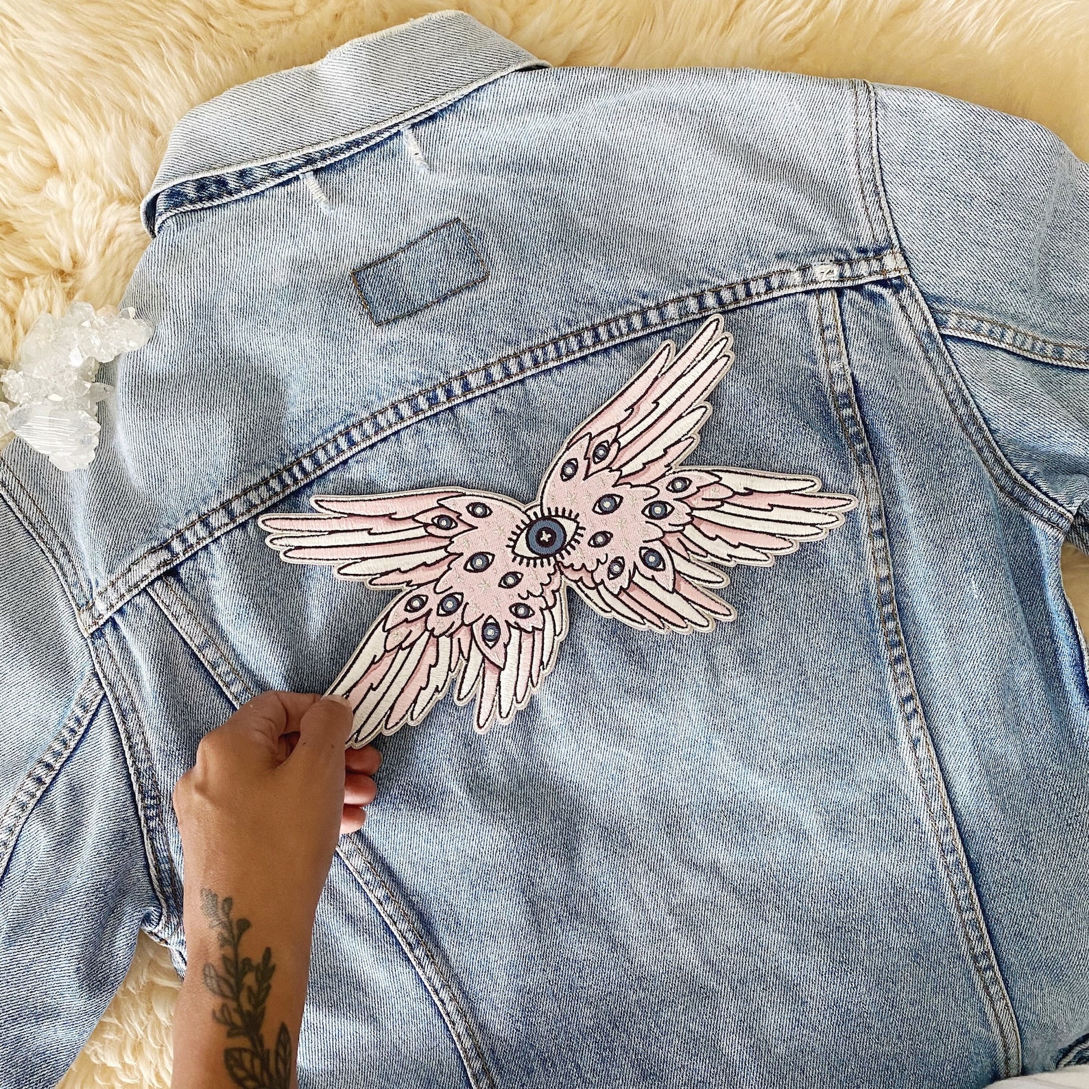 Angel Wings XL Back Patch for Jackets Biblically Accurate Angel ...