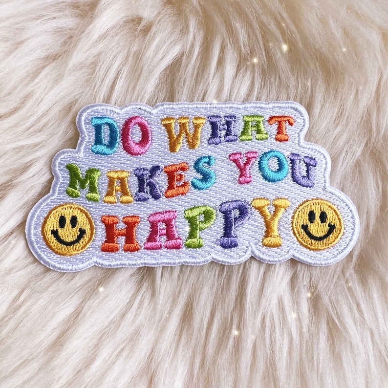 Positivity Patch Embroidered Patches Cute Patches Do What - Etsy