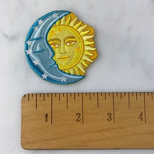 Sun & Moon Patch - Iron on Patch - Embroidered Patches for Jackets - Cosmic - Astrology ...