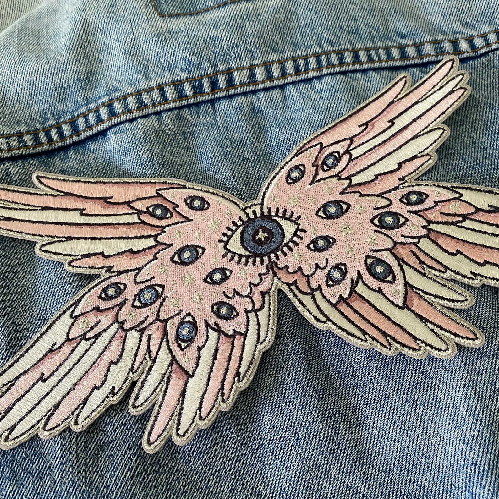 Angel Wings XL Back Patch for Jackets Biblically Accurate Angel ...