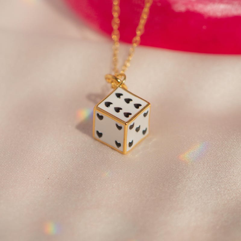 Dice Pendant - Etsy