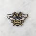 Tiny Bee Patch - Iron on Embroidered Patches - Metallic Gold - Etsy