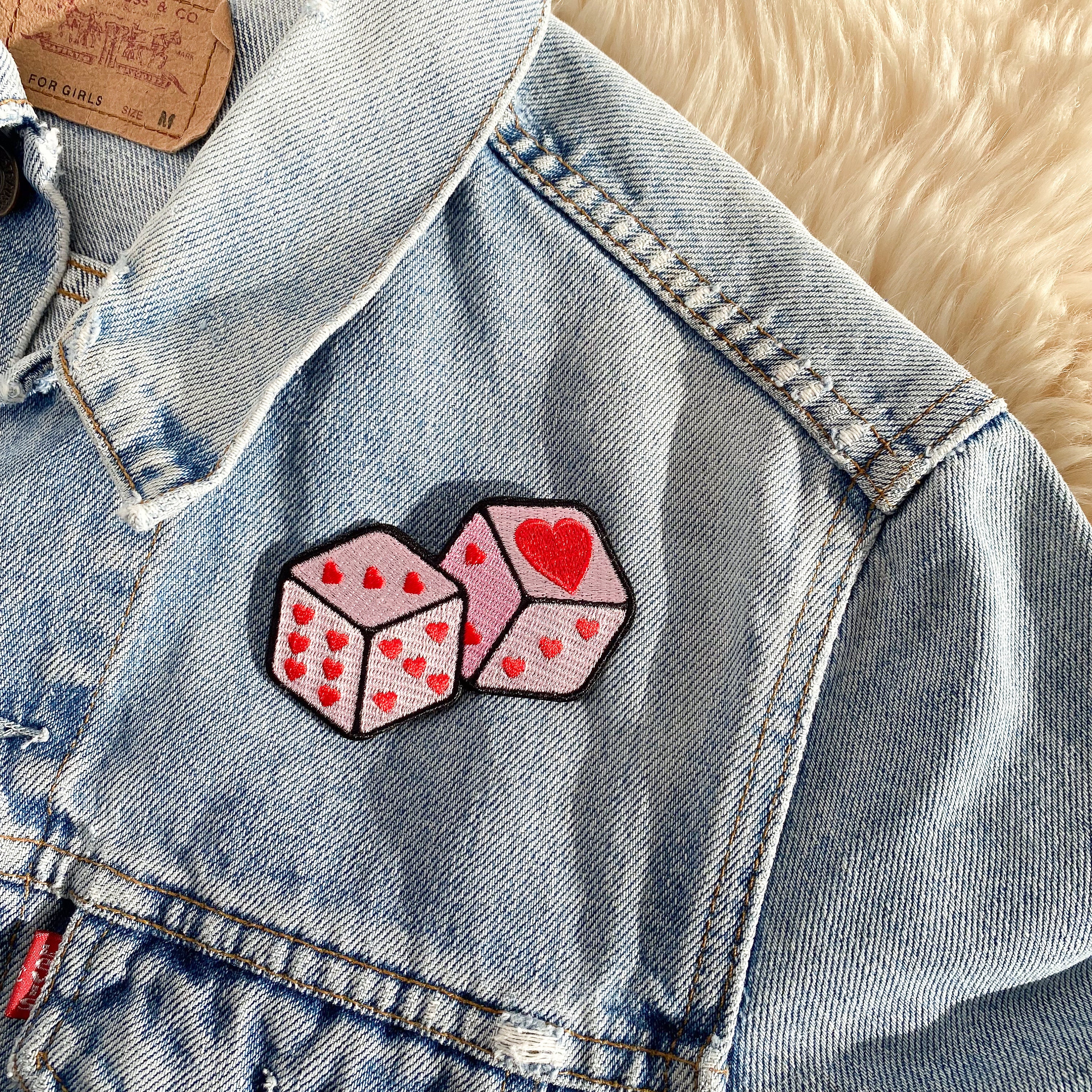 Dice Patch - Iron on Patch - Embroidered Patches for Jackets ...
