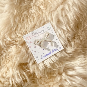 Bow Enamel Pin - Pink Red Blue Lilac White Ballet Pink - Coquette ...